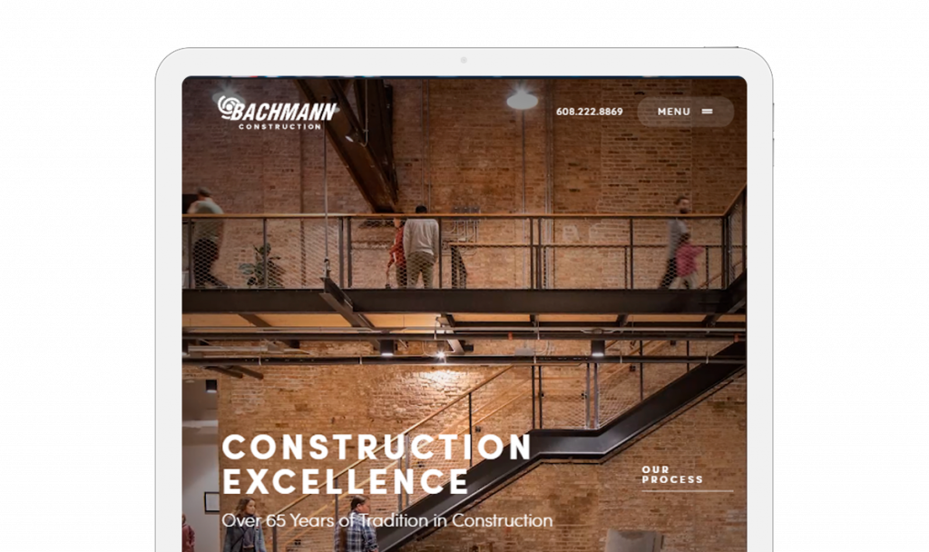 Bachmann Construction | Web Design Portfolio | New York, NY